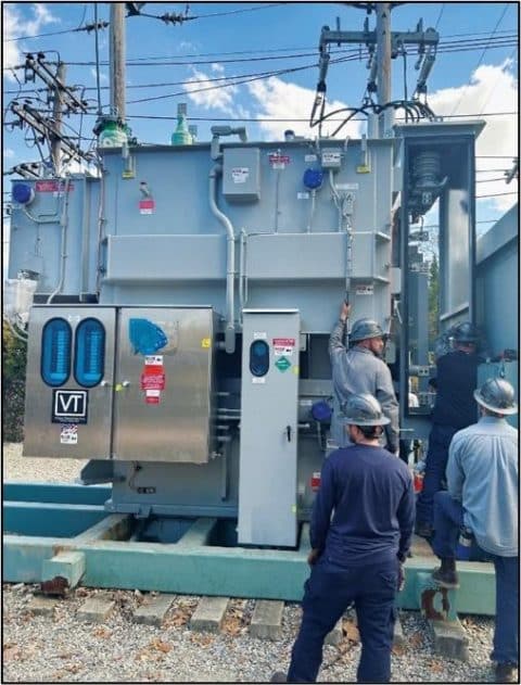 Delaware Substation Transformer Install